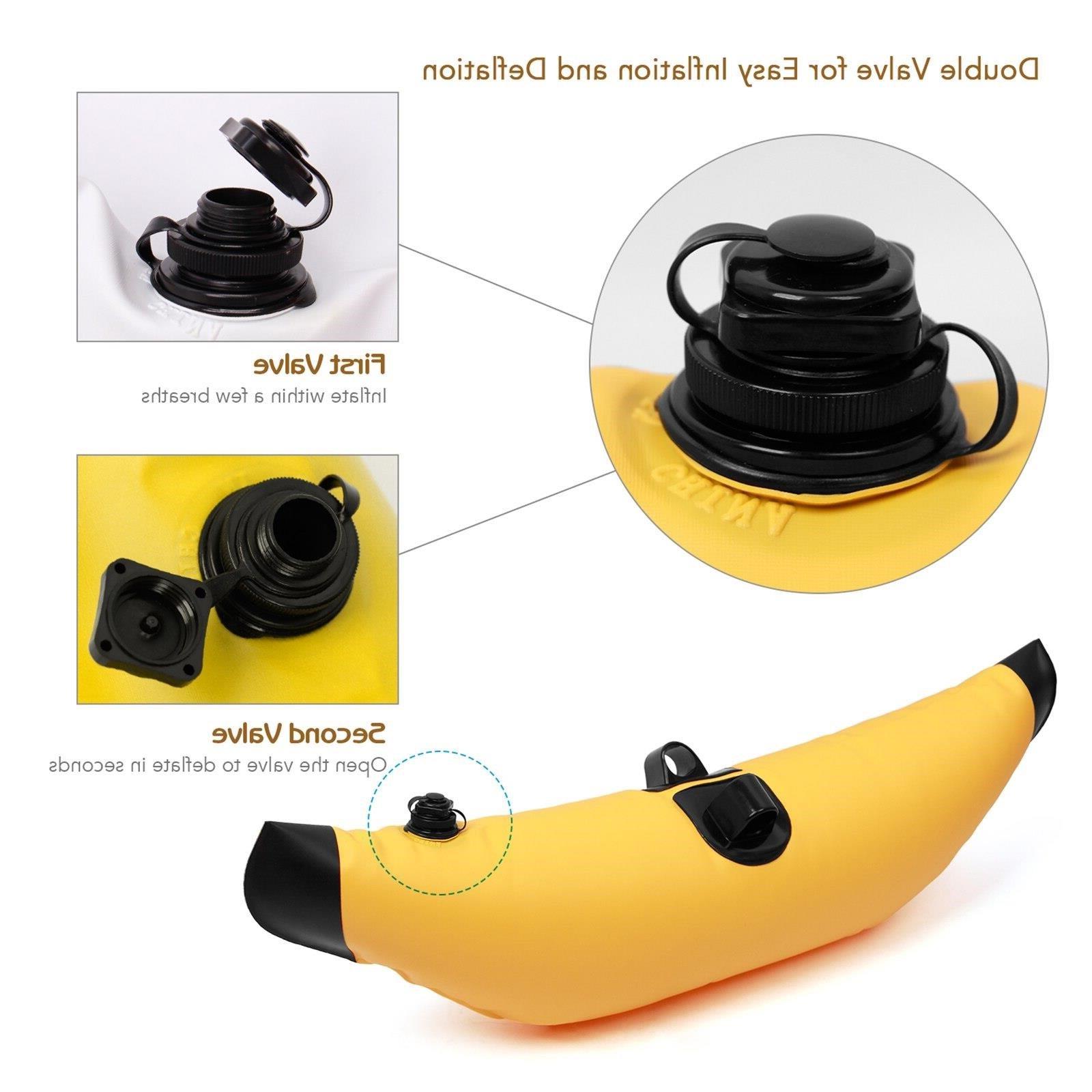 Plutitor pentru caiac, caiac, flotor gonflabil din PVC, cu brațe ...